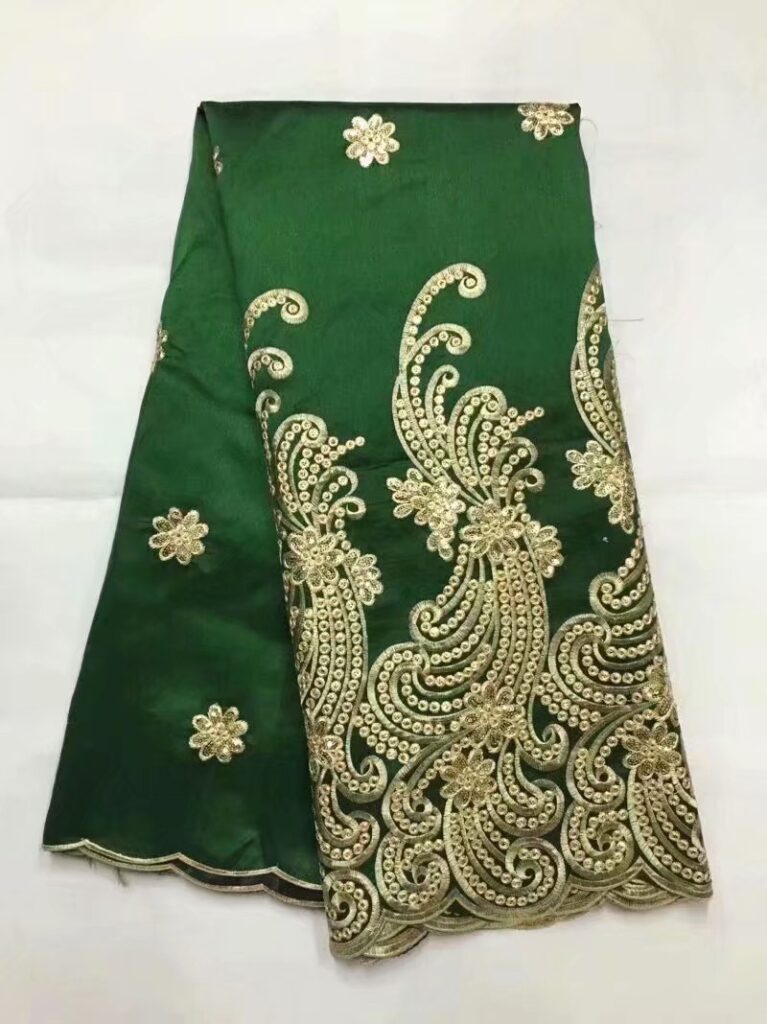 5 Yards Sequined George Lace Fabric In GF112 Series | LaceDesign