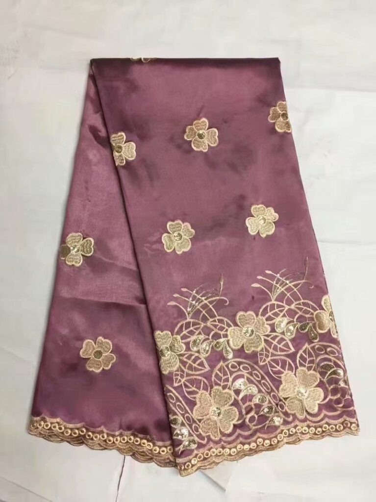 5 Yards Sequined George Lace Fabric In GF118 Series | LaceDesign