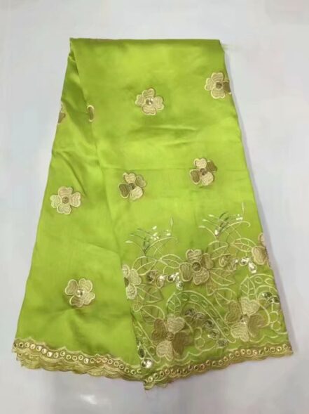 5 Yards Sequined George Lace Fabric In GF118 Series | LaceDesign